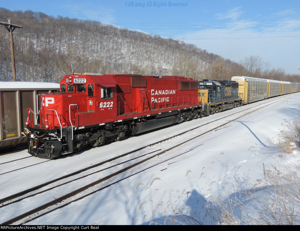 CP 6222 and CSX 8383